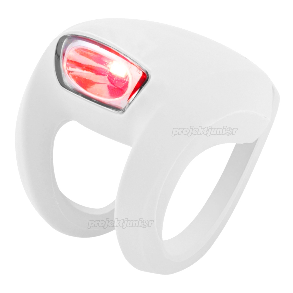 Lampka Knog Frog Strobe tył biała - Projekt Junior Lampka Knog Frog Strobe tył biała - Projekt Junior